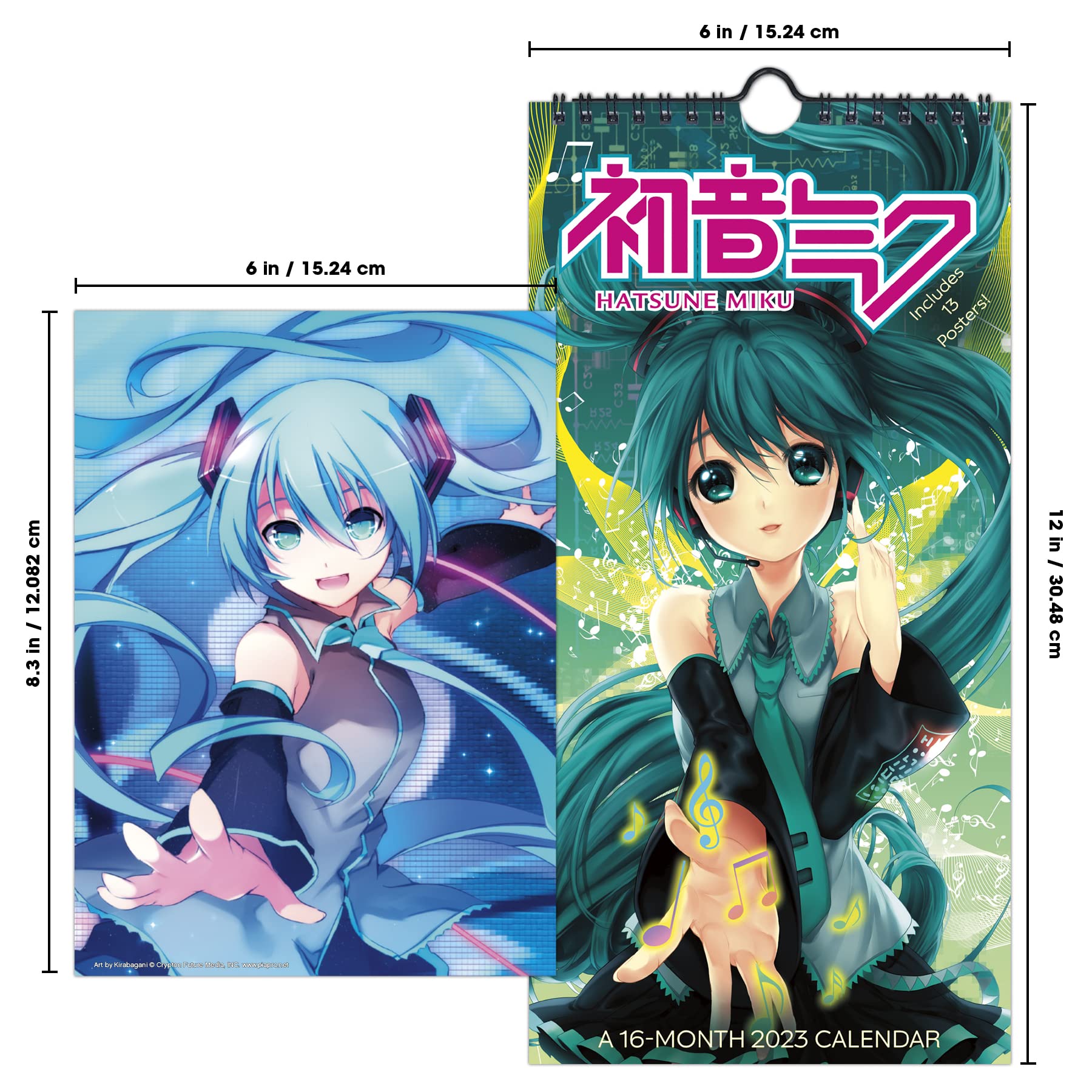 2023 Hatsune Miku Mini Poster Calendar