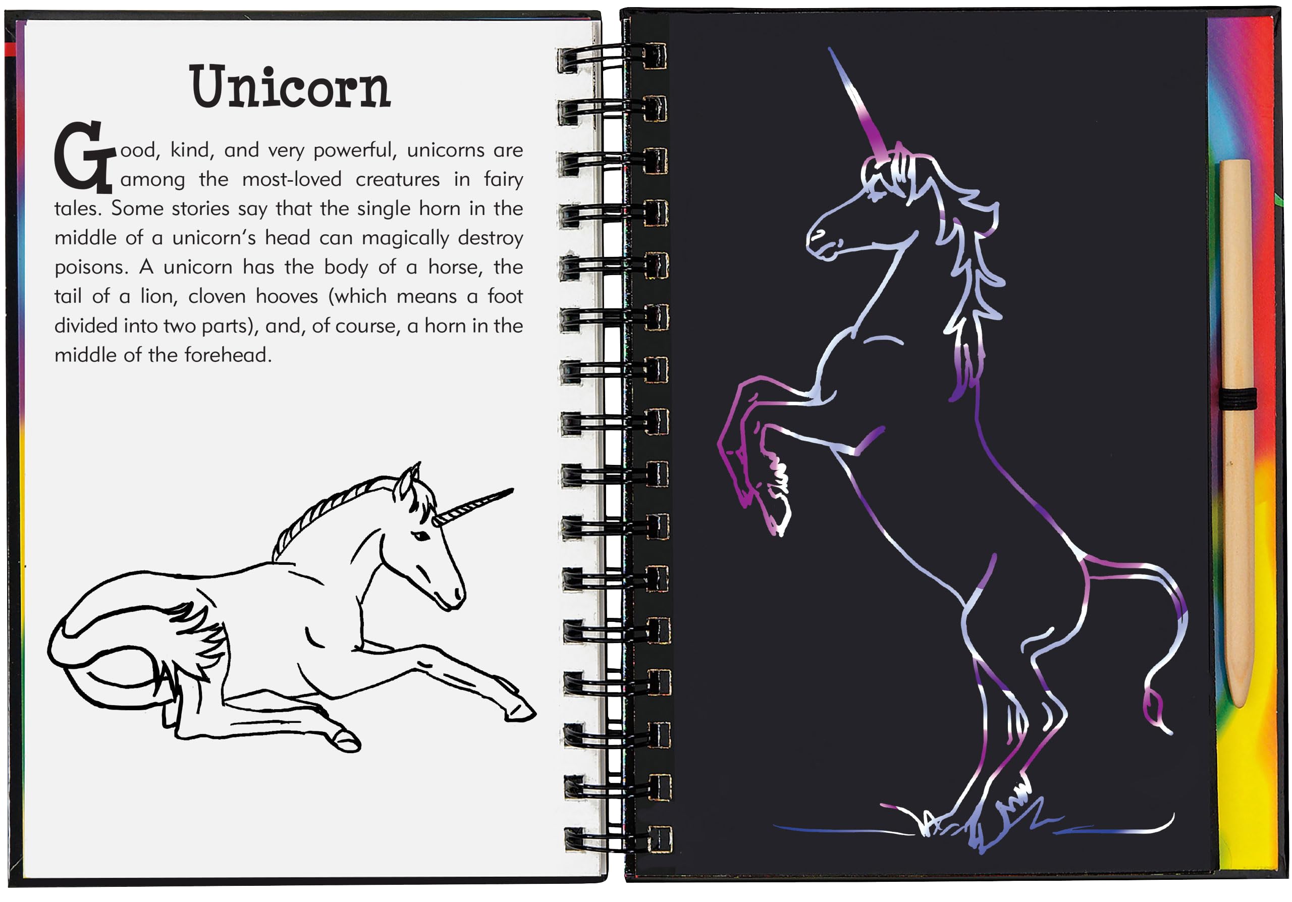 Scratch & Sketch Dragons & Mythical Creatures (Trace Along)