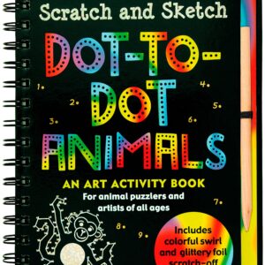 Dot-to-Dot Animals Scratch & Sketch (Trace-Along)