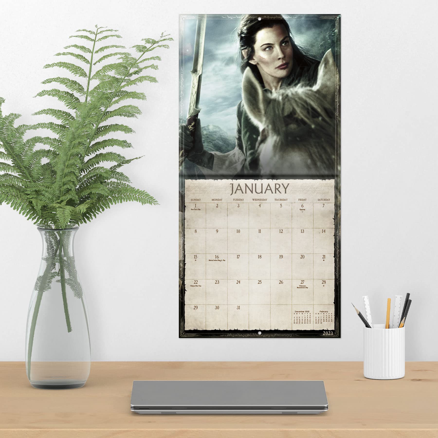 2023 The Lord of the Rings Wall Calendar