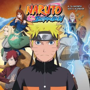 2023 naruto shippuden wall calendar