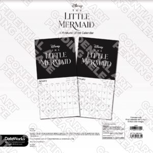 2024 Disney The Little Mermaid (Live Action) Wall Calendar