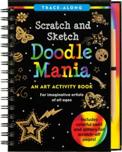 doodle mania scratch & sketch (art, activity kit) (trace-along scratch and sketch)