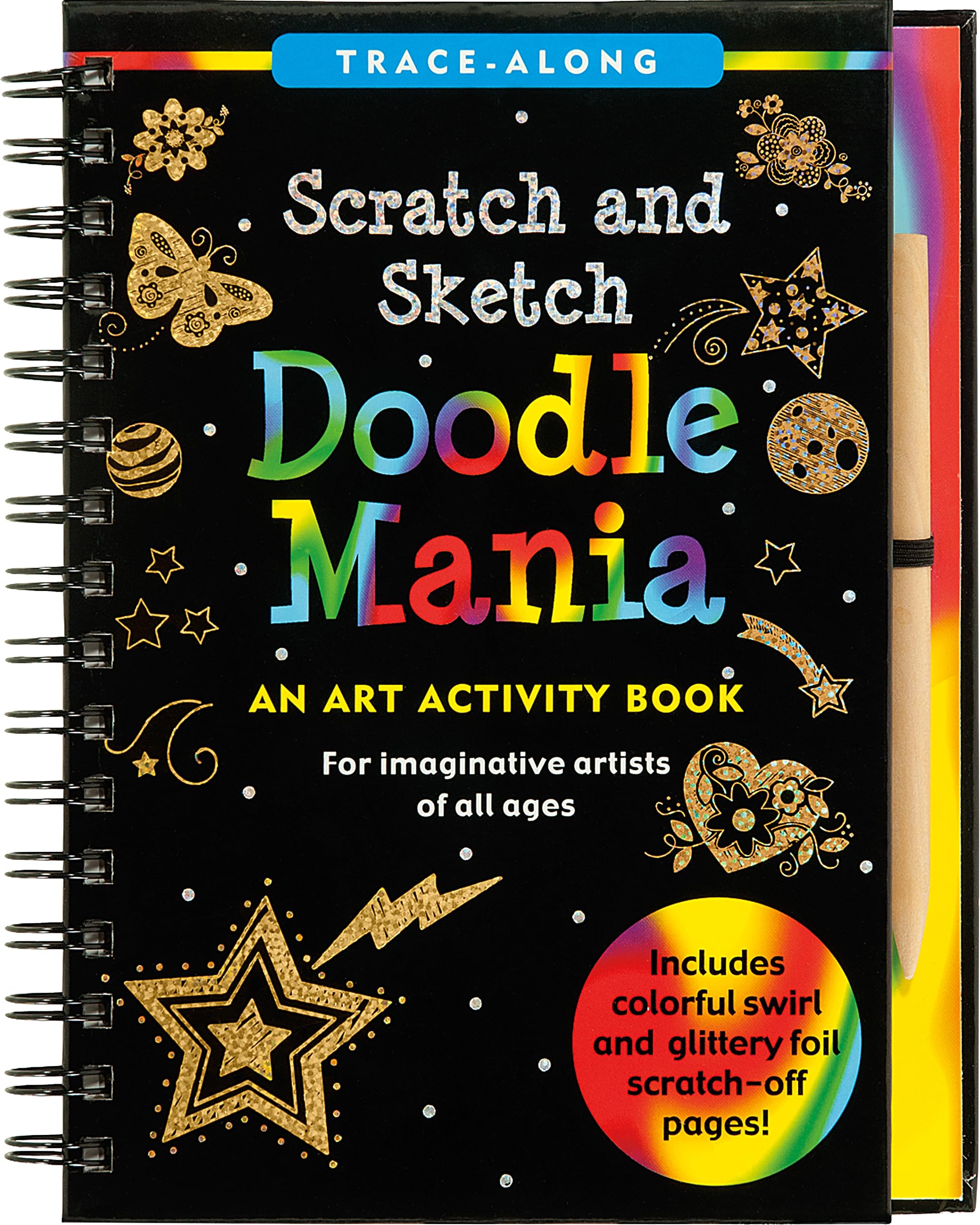 Doodle Mania Scratch & Sketch (Art, Activity Kit) (Trace-Along Scratch and Sketch)