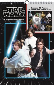 2023 star wars: saga oversized poster calendar