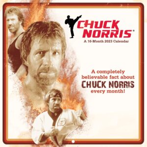 2023 chuck norris wall calendar