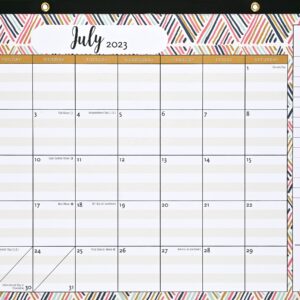 2023-2024 Family Desk Pad and Wall Calendar - Large 17'' x 11'' - Runs from July 2023-December 2024 - Plus 271 bonus stickers! (Desk Calendar Pad)