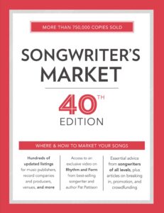 songwriter's market 40th edition: where & how to market your songs