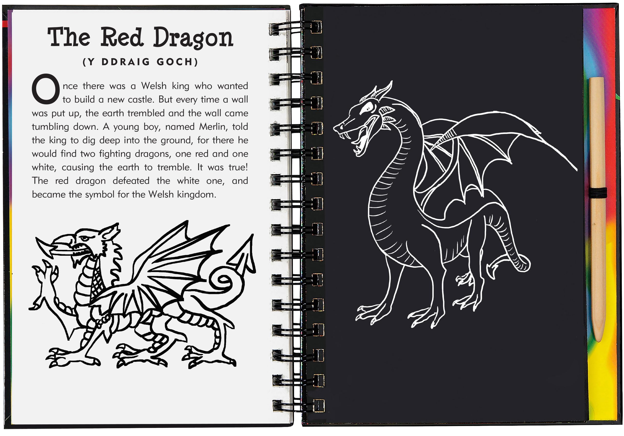 Scratch & Sketch Dragons & Mythical Creatures (Trace Along)