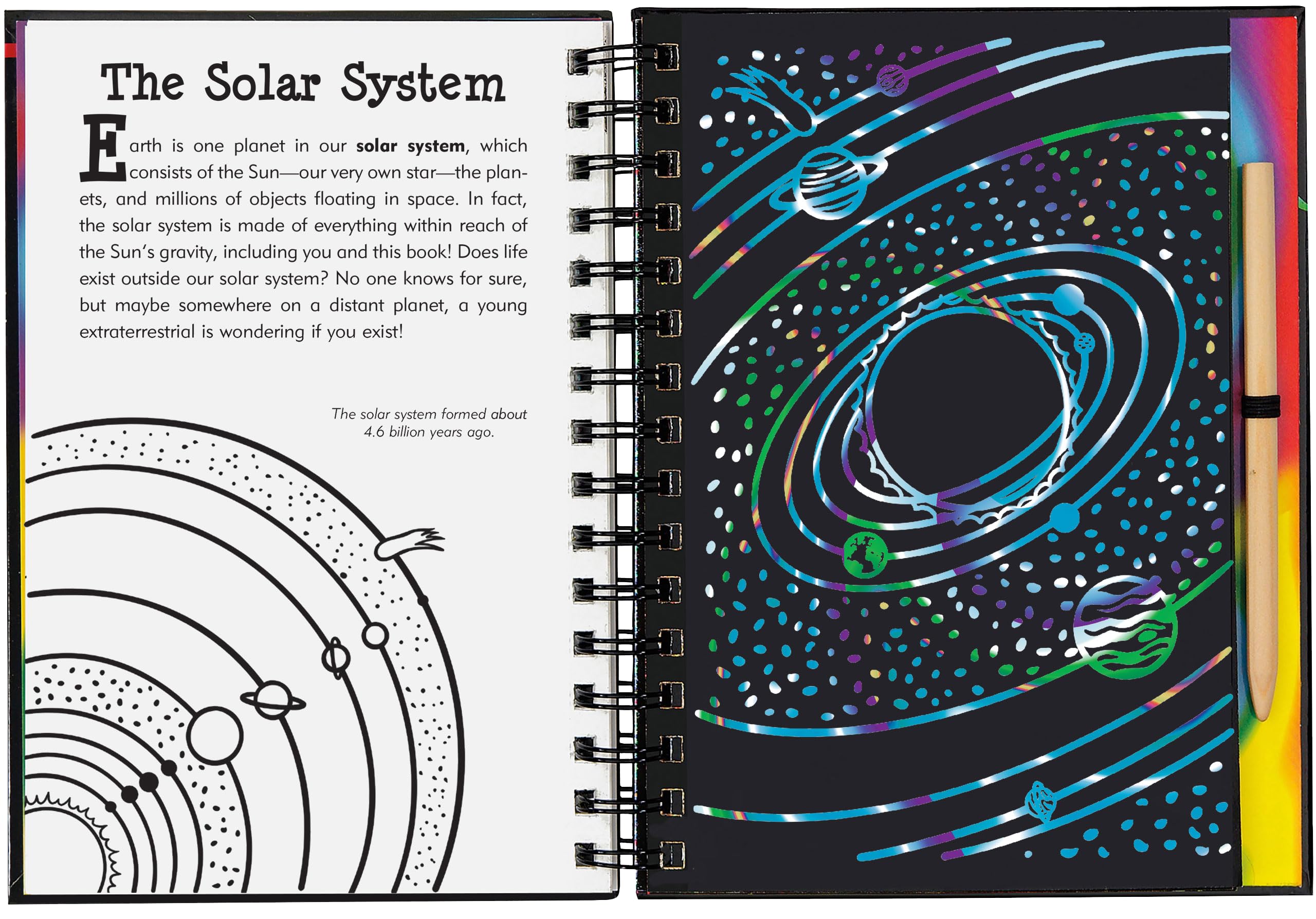 Scratch & Sketch Outer Space (Trace Along)