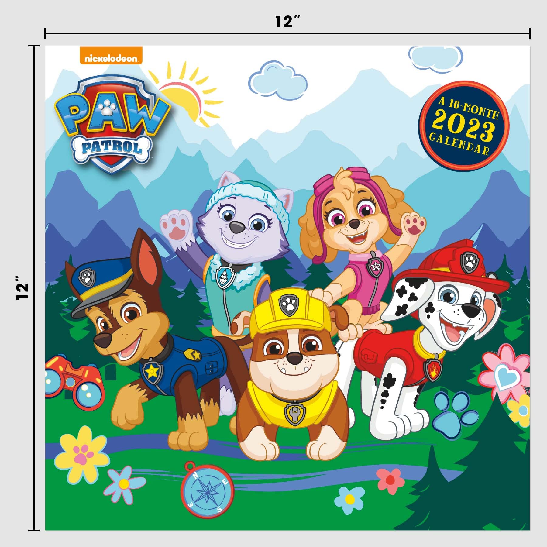 2023 Nickelodeon PAW Patrol Wall Calendar