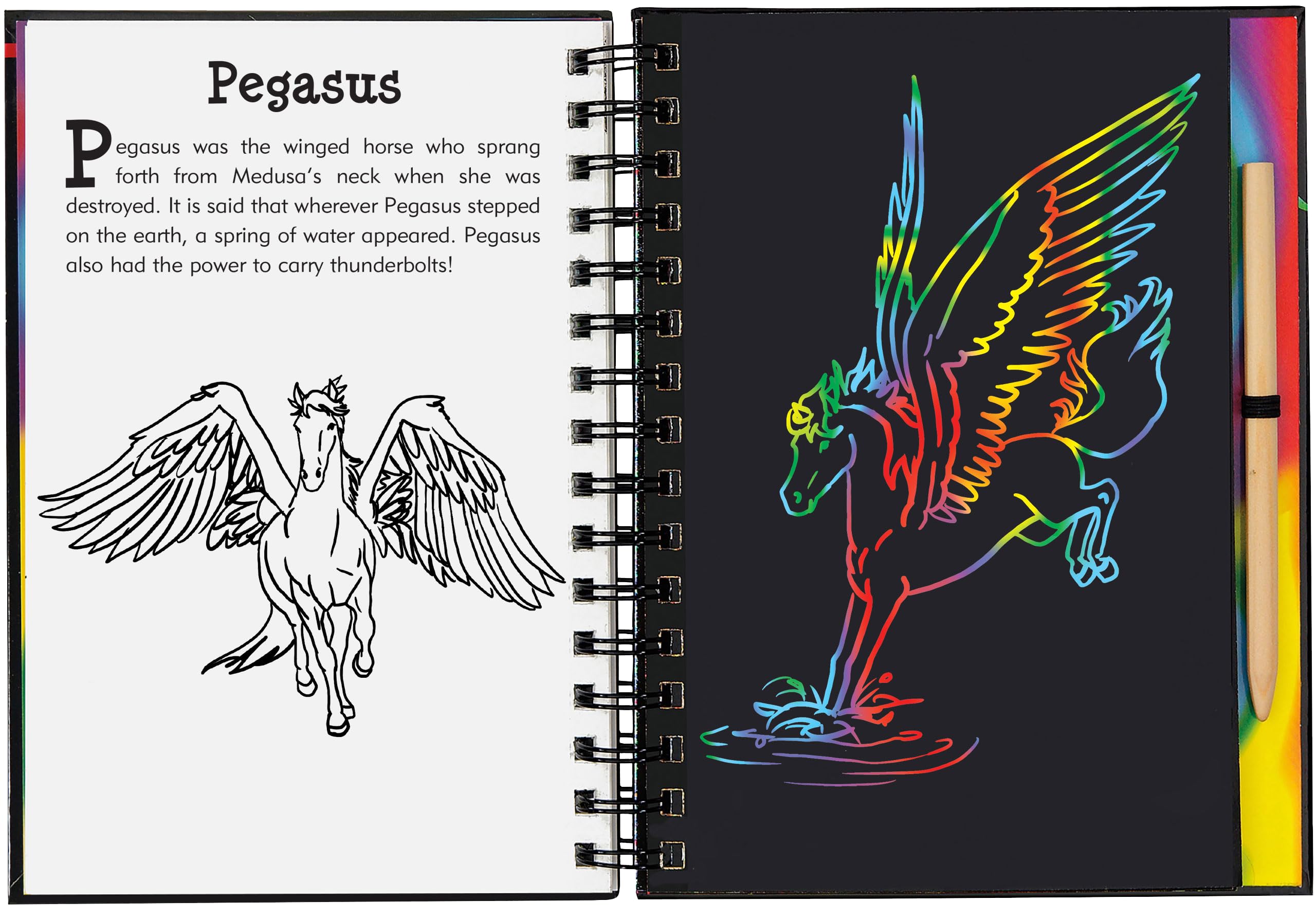 Scratch & Sketch Dragons & Mythical Creatures (Trace Along)