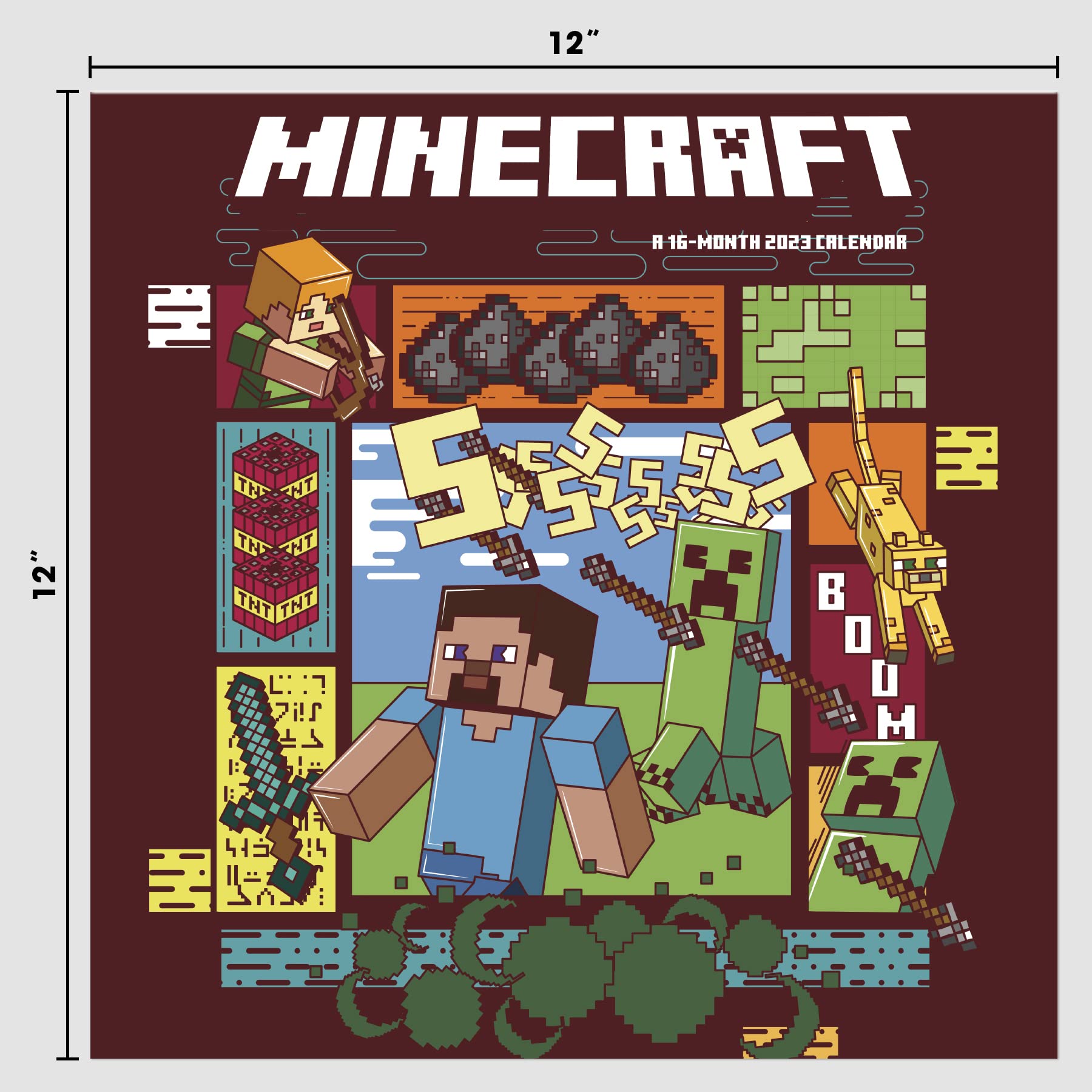 2023 Minecraft Wall Calendar