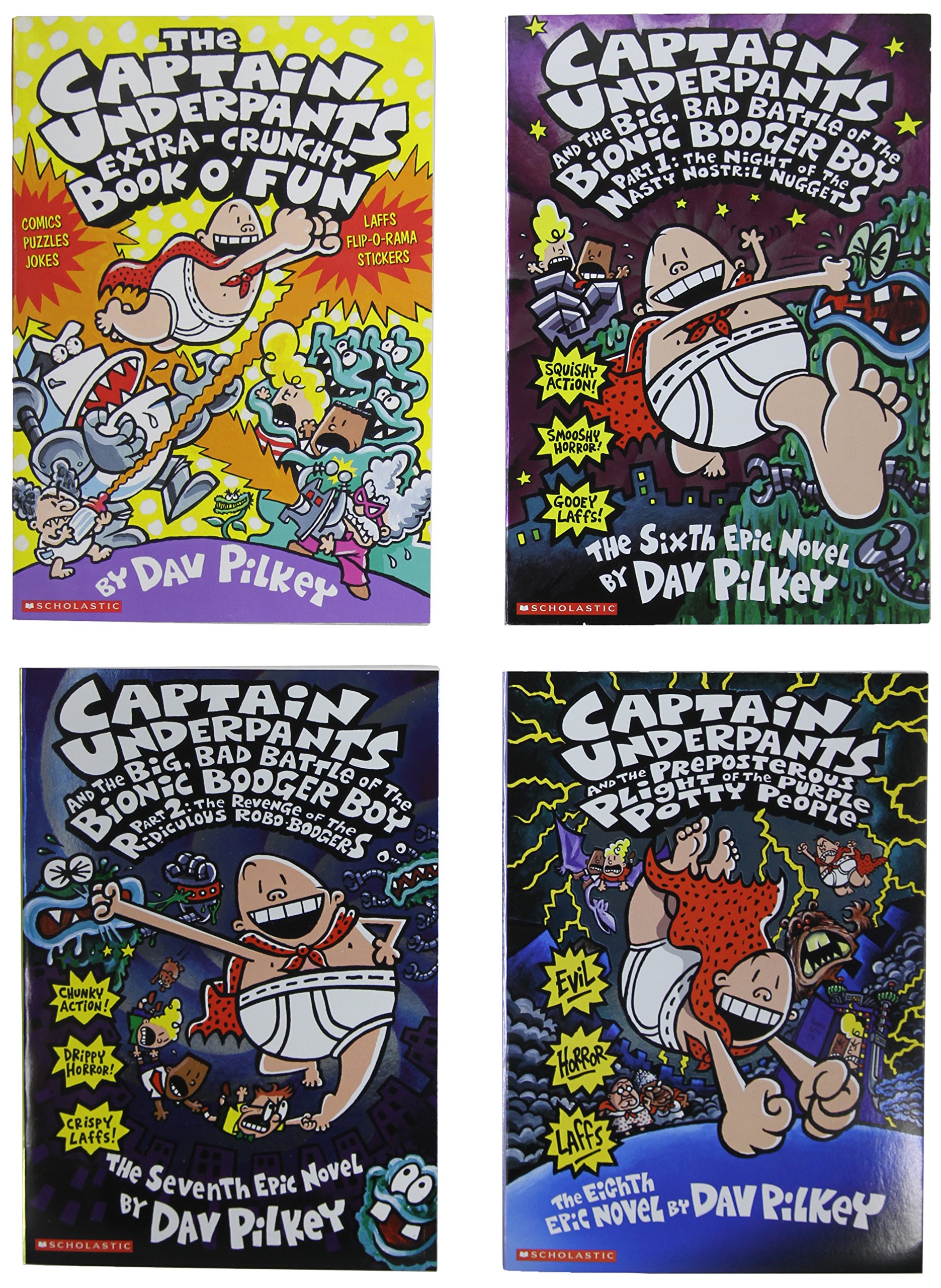 Captain Underpants 10 Books Collection