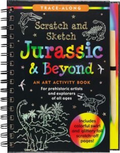 scratch & sketch jurassic (trace along)