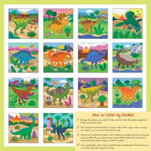 My First Color-by-Sticker Book - Dinosaurs