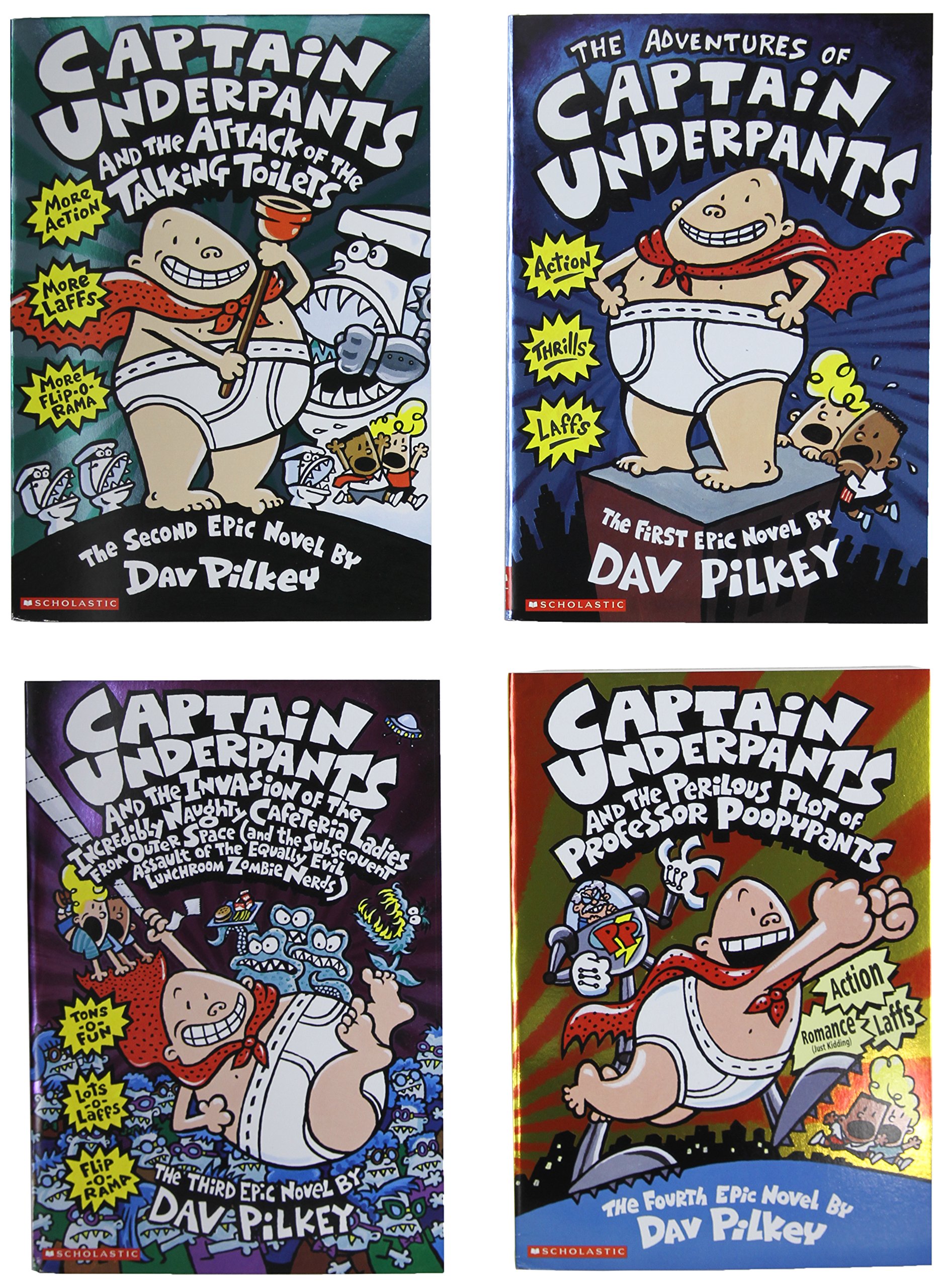 Captain Underpants 10 Books Collection