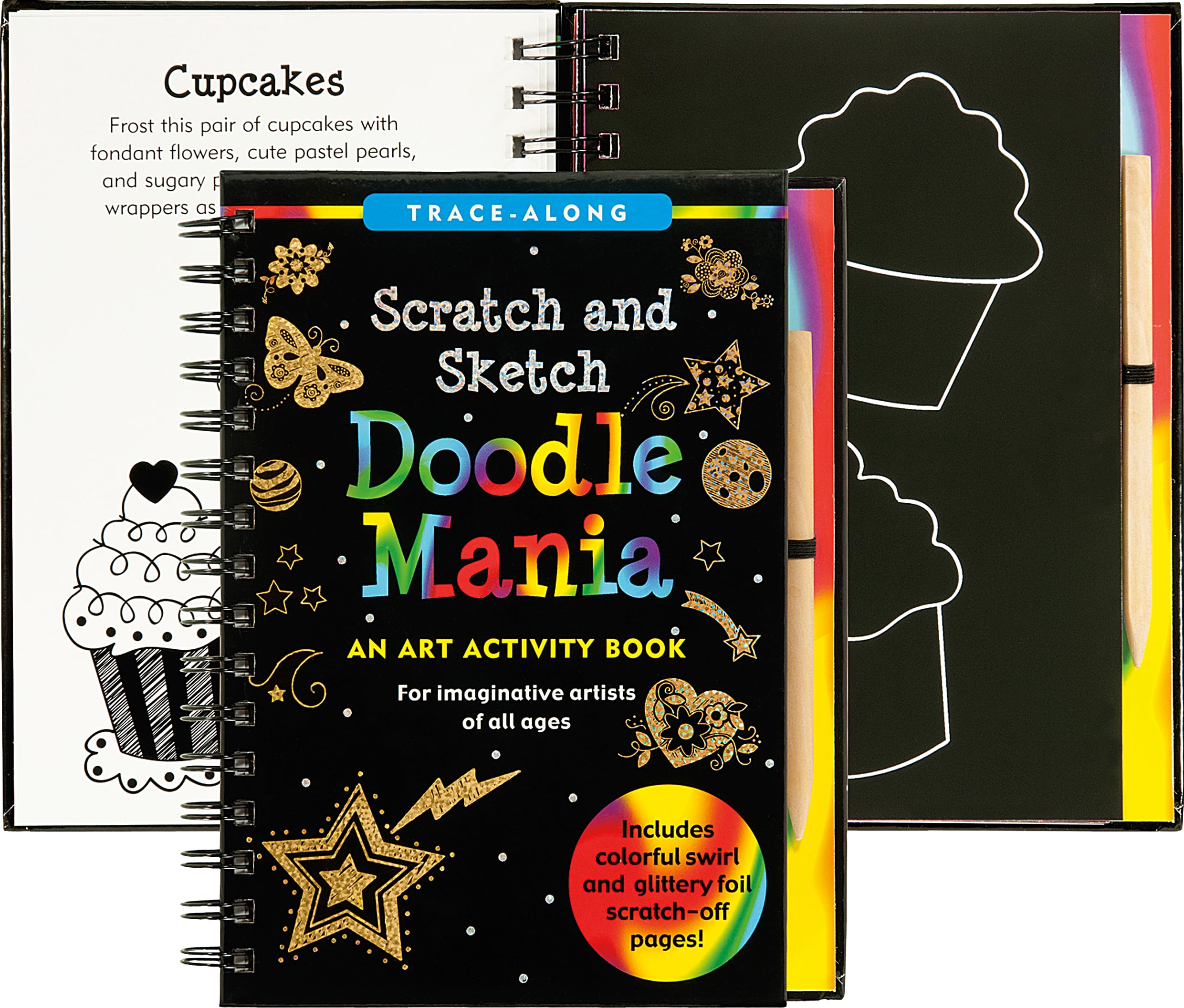 Doodle Mania Scratch & Sketch (Art, Activity Kit) (Trace-Along Scratch and Sketch)