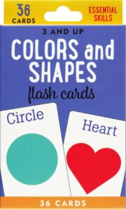 colors and shapes flash cards