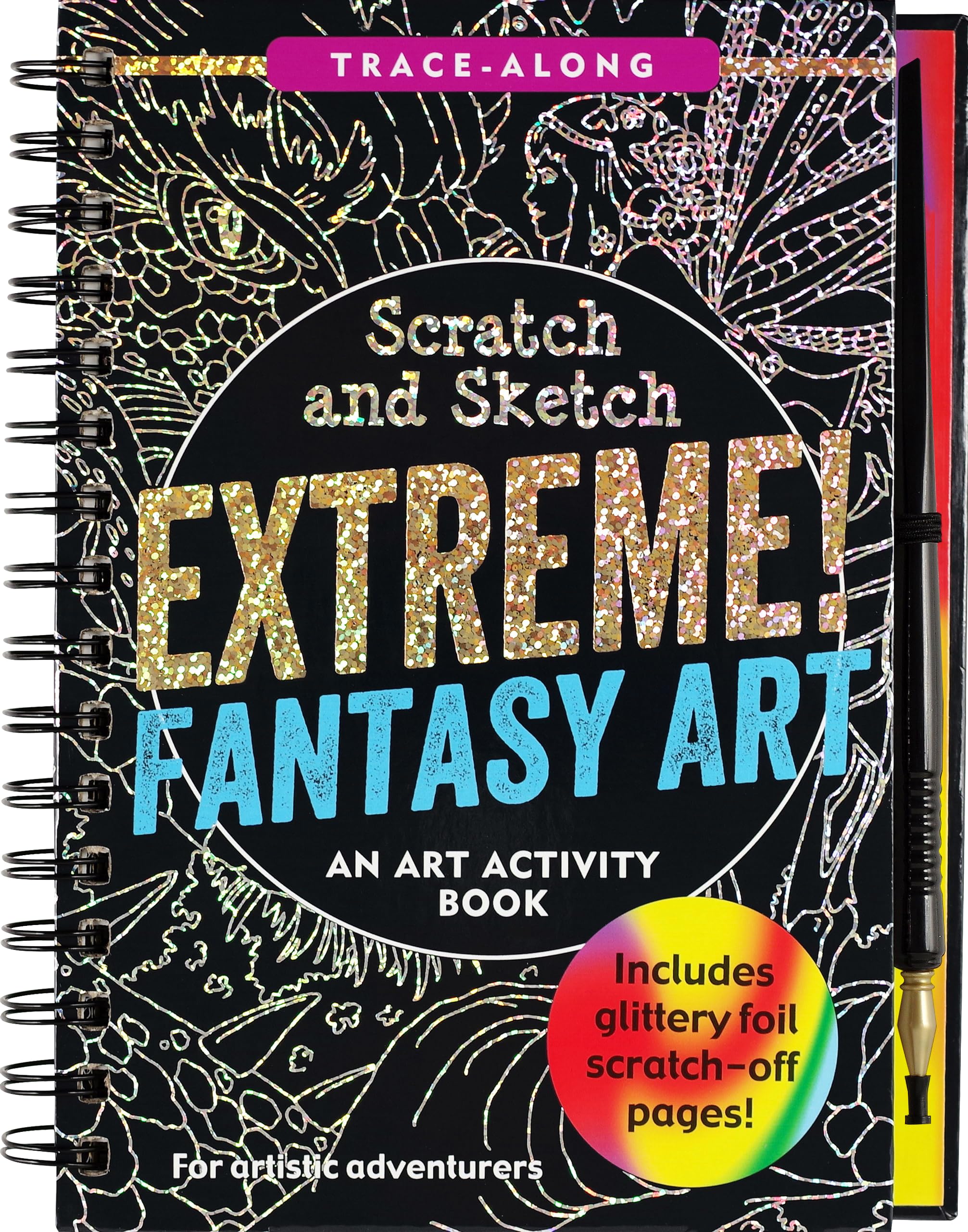 Scratch & Sketch Extreme Fantasy Art (Trace Along) (Scratch and Sketch Trace-Along)