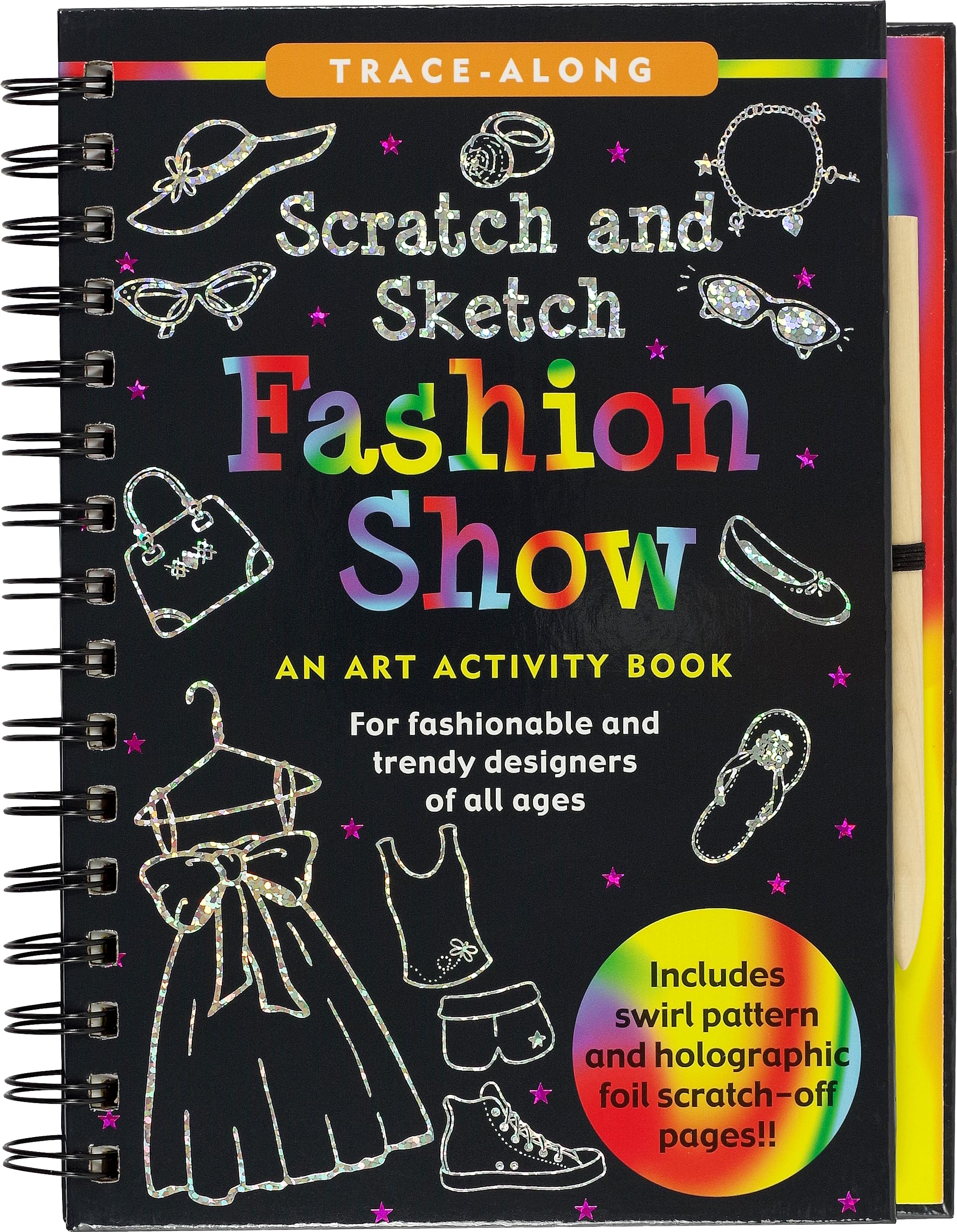 Scratch & Sketch Fashion Show (Trace Along)