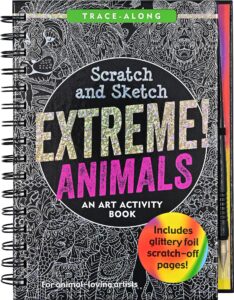 scratch & sketch extreme animals (trace along)