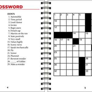 Brain Games - 10 Minute: Large Print Crossword Puzzles (Volume 1)