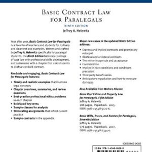 Basic Contract Law for Paralegals