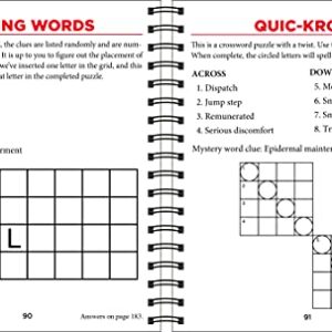 Brain Games - 10 Minute: Large Print Crossword Puzzles (Volume 1)