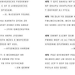 Large Print Cryptograms #2