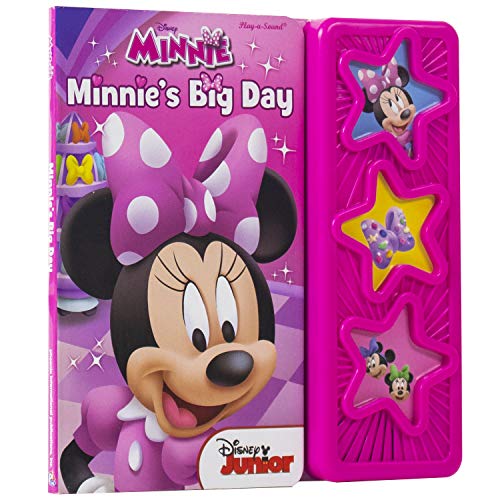 Disney - Minnie's Big Day 3-Button Star Sound Book - Play-a-Sound - PI Kids