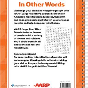 AARP Large Print Word Search