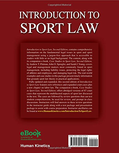 Introduction to Sport Law With Case Studies in Sport Law