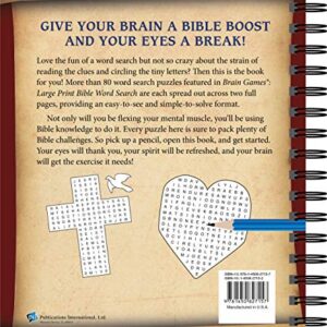 Brain Games - Bible Word Search (Large Print)