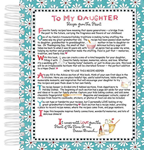 Recipe Keepsake Book - To My Daughter: With Love from My Kitchen