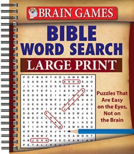 brain games - bible word search (large print)