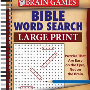 Brain Games - Bible Word Search (Large Print)