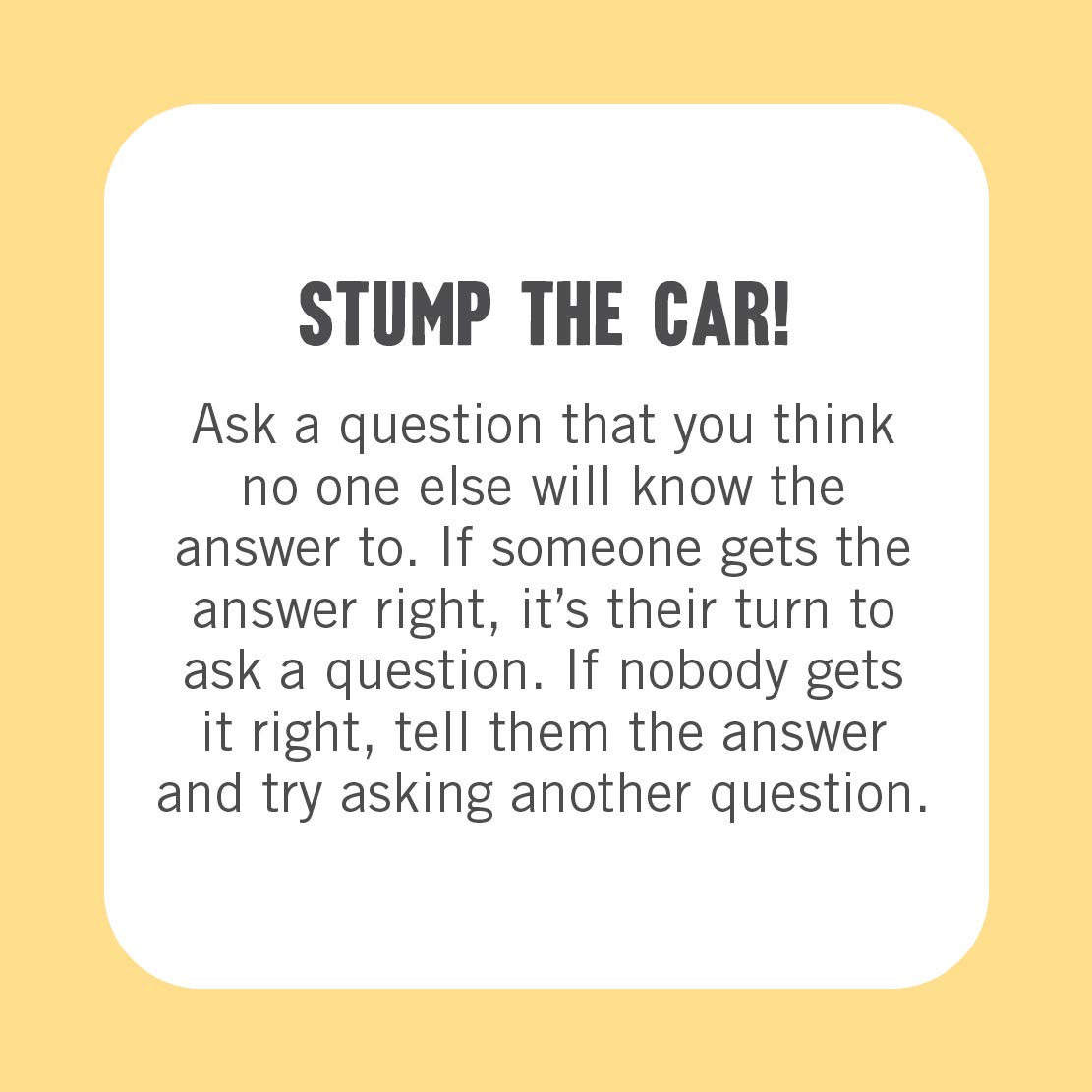 Chronicle Books On-The-Go Amusements: 50 Cool Things to Do in The Car: (Screen-Free Boredom Busters for Summer Travel, Activity Ideas for Family Road Trips)