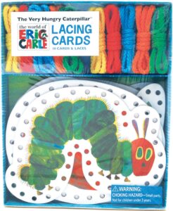 the world of eric carle(tm) the very hungry caterpillar(tm) lacing cards: (occupational therapy toys, lacing cards for toddlers, fine motor skills toys, lacing cards for kids)