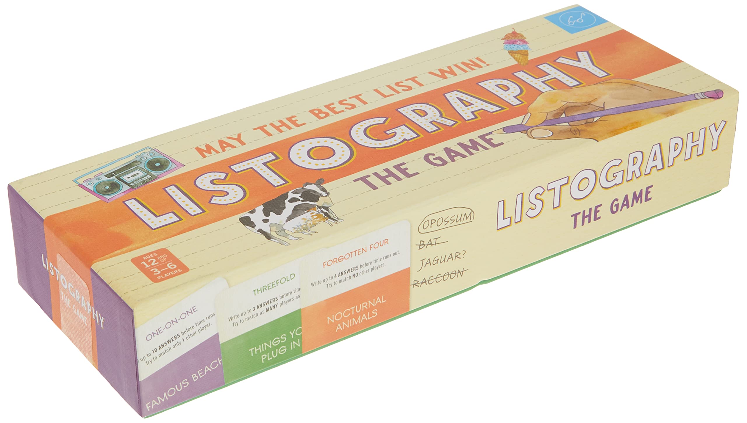 Listography: The Game: May The Best List Win! (Board Games, Games for Adults, Adult Board Games)