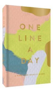 modern one line a day: a five-year memory book