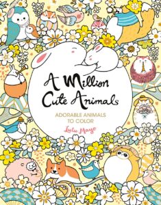 a million cute animals: adorable animals to color (a million creatures to color) (volume 9)