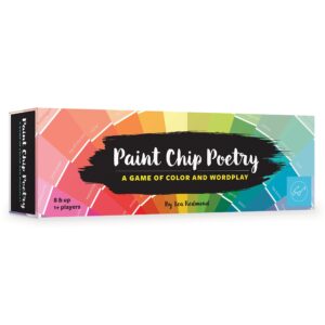 paint chip poetry: a game of color and wordplay (poetry game, unique poem gift for teachers)