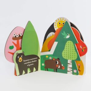 Bookscape Board Books: A Forest's Seasons: (Colorful Children?s Shaped Board Book, Forest Landscape Toddler Book)