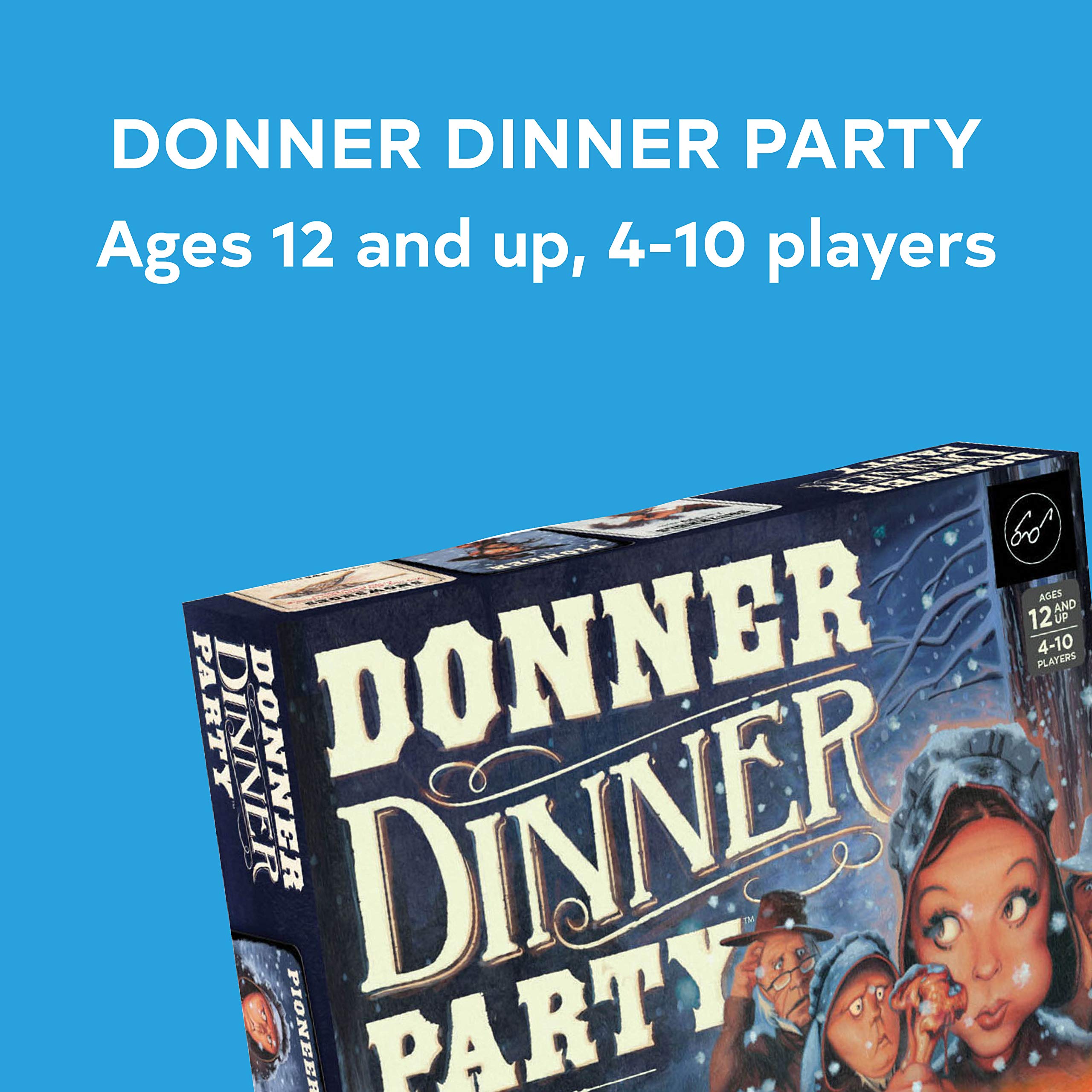 Chronicle Books Donner Dinner Party: A Rowdy Game of Frontier Cannibalism! (Weird Games for Parties, Wild West Frontier Game)