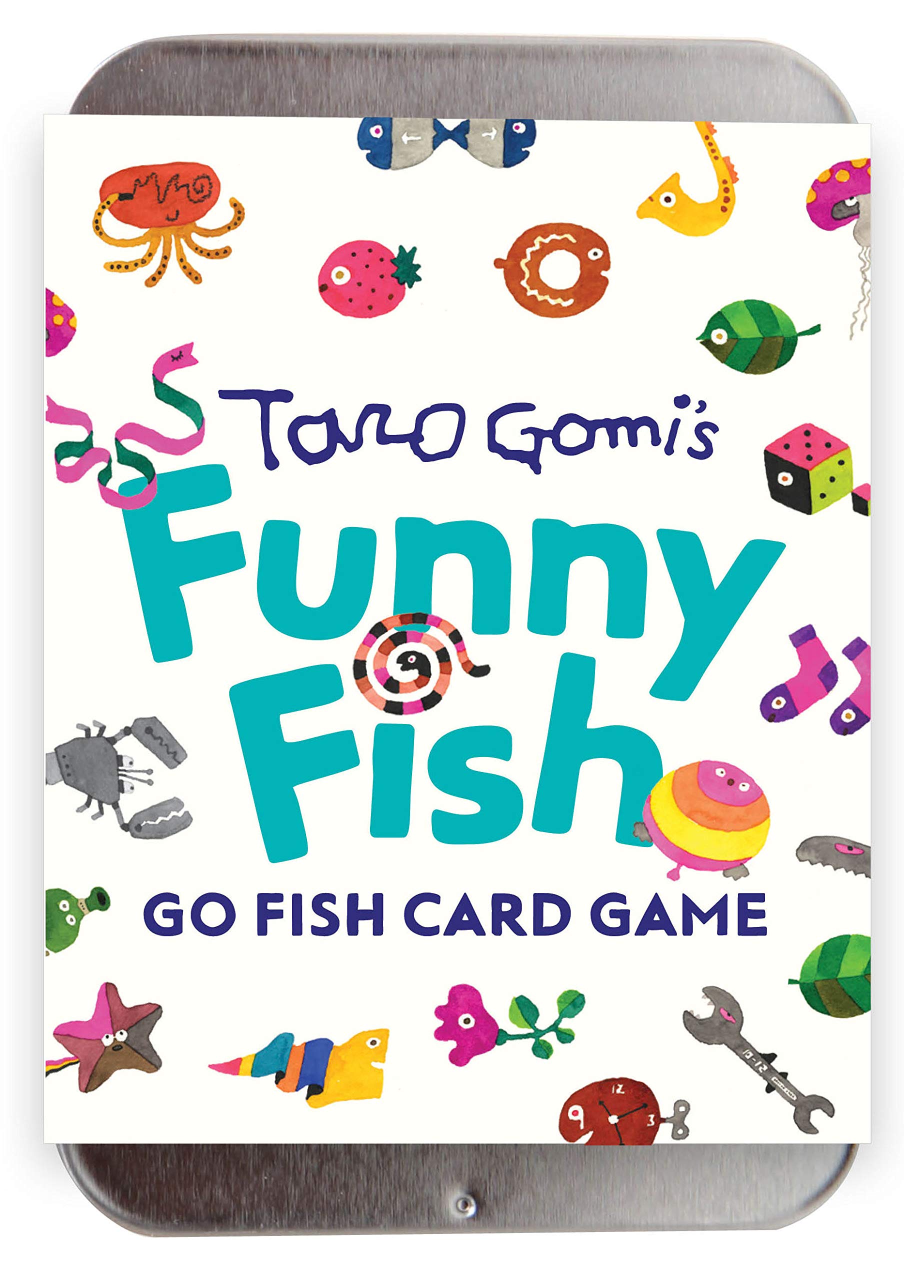 Chronicle Books Taro Gomi's Funny Fish Go Fish Card Game for Kids