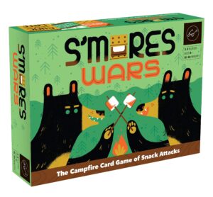 chronicle books s’mores wars: the campfire card game of snack attacks (competitive card-drafting marshmallow game for the whole family, fast & fun food-themed card game),multicolor