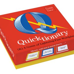 Chronicle Books Quicktionary: A Game of Lightning-Fast Wordplay, Includes 102 prompt cards; 1 rule book