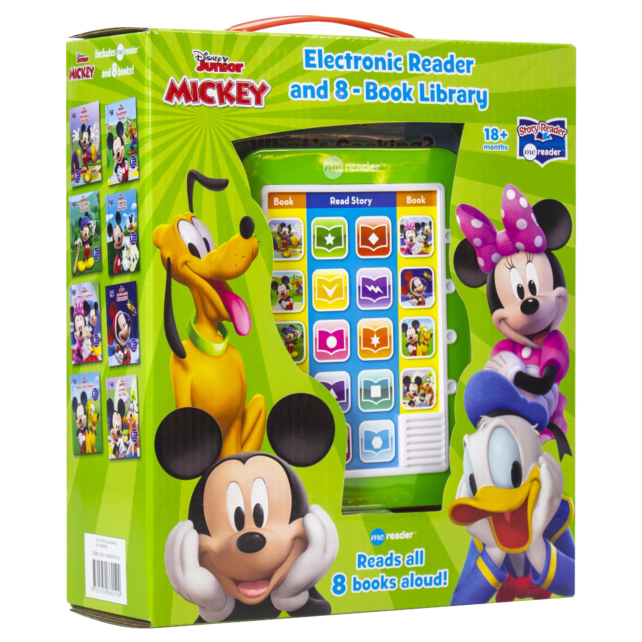 Disney Mickey Mouse - Me Reader Electronic Reader and 8 Sound Book Library - PI Kids