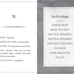 A Pocket Dictionary of the Vulgar Tongue: (Funny Book of Vintage British Swear Words, 18th Century English Curse Words and Slang)